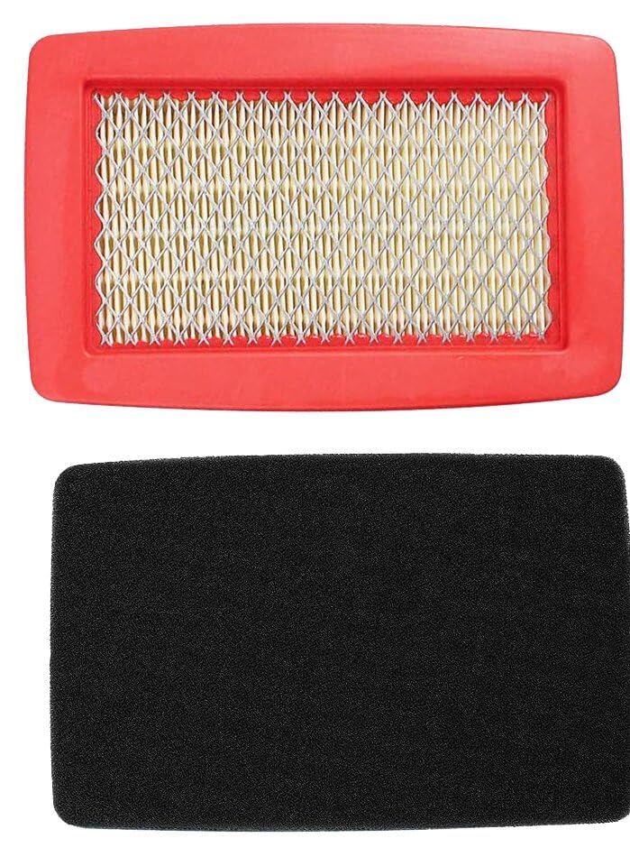 NIEHYICY 512652001 Air Filter With Pre Filter 512654101 Replace Husqvarna 544271501 544271601 Red Max T401282310 T401282311 Fits EB7000 EB8000 EBZ8500 170BF 170BT 180BF 180BT 370BFS 380BTS