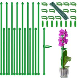 plant stakes,18inch & 11inch plant support stakes,hainanstry adjustable length garden stakes,plant stakes for indoor and outdoor plants,tomatoes/beans/orchid/vegetable stakes for garden