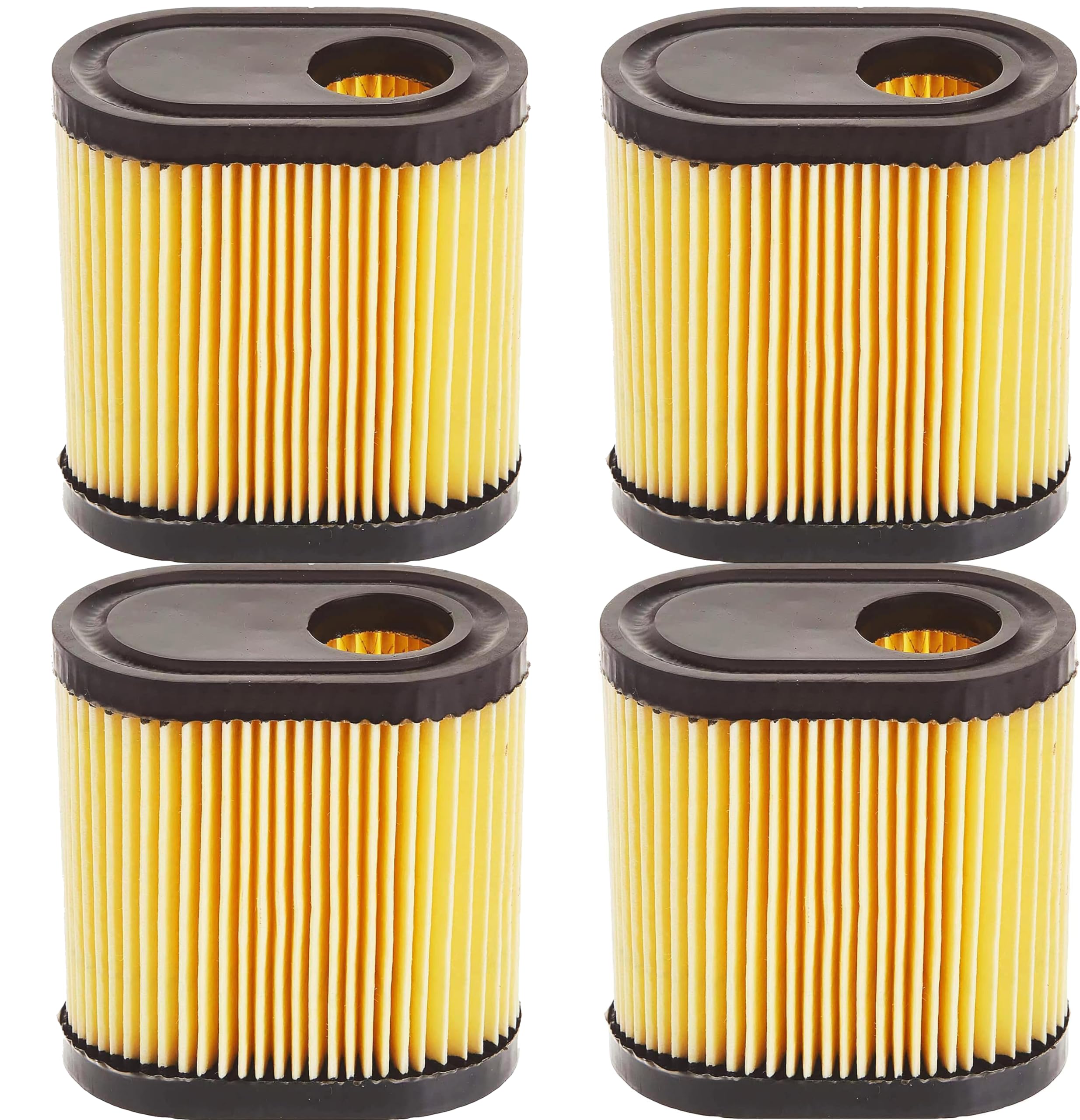 NIEHYICY 4 Pack 36905 Air Filter Replace for Tecumseh 740083A,Craftsman 33331 Fits Tecumseh LEV100 LEV115 LEV120 LV195EA OVRM65 OVRM105 OVRM120 Lawn Mower Air Cleaner Element