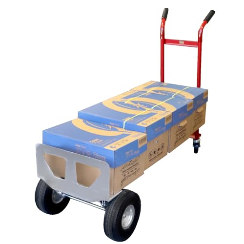 SNAP-LOC 800 lb Hand Truck Cart with Expandable Convertible Platform and 10" Tires