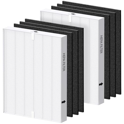 2-Pack Airmega AP-1512HH Filter Replacement for Coway Airmega AP-1512HH and 200M Air Purifiers, 2 True HEPA and 6 Carbon Pre-Filters, Compared to Part # 3304899