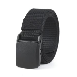 sapraisee tactical belts mens nylon belt military belt for men web canvas belt extended size women's non metal plastic buckle