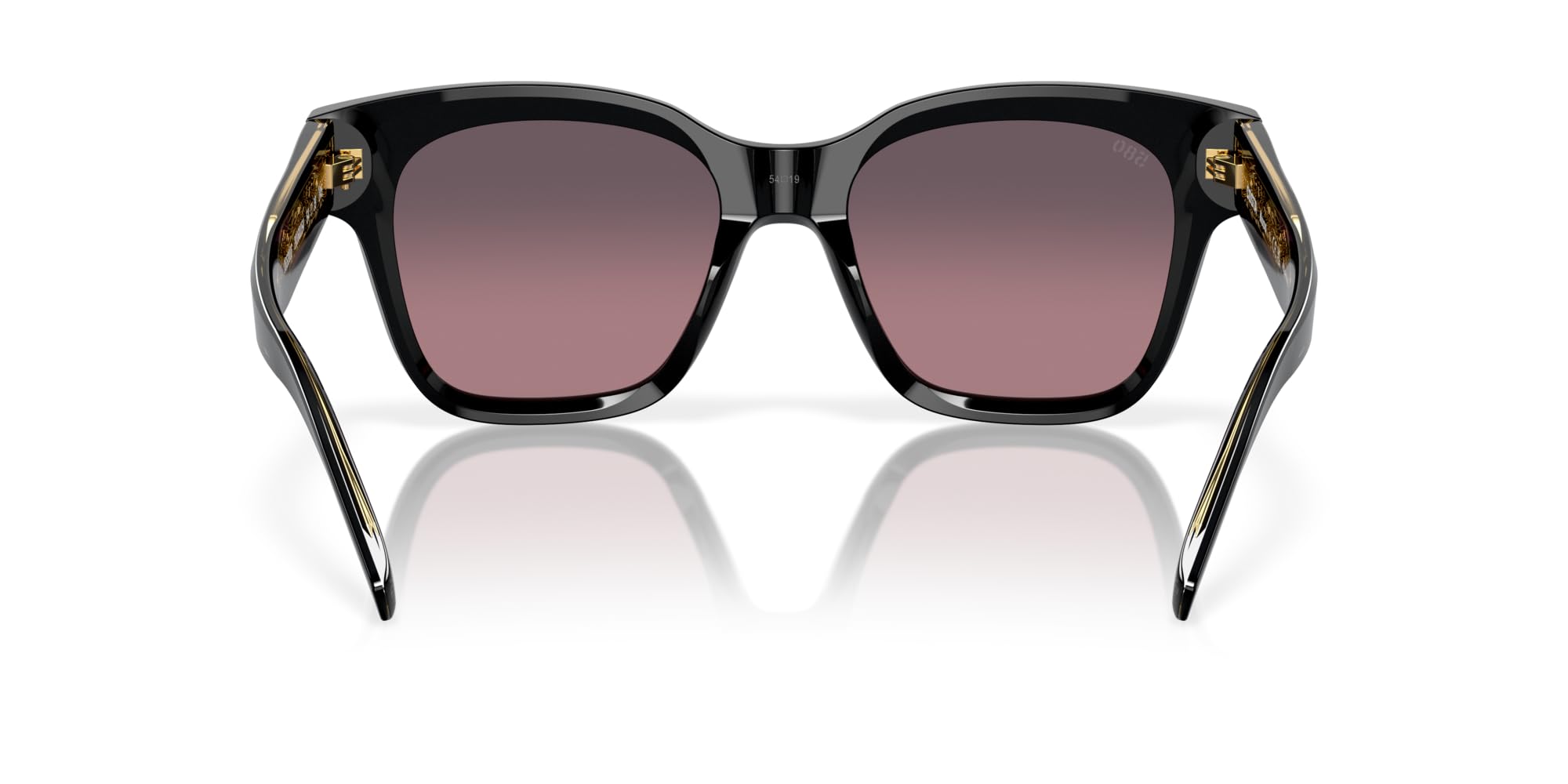 Costa Woman Sunglasses Black Frame, Rose Gradient Lenses, 54MM