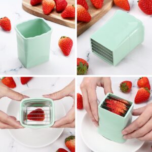 Cup Slicer Egg Strawberry Cutter: 3Pcs Handheld Fruit Slice Banana Slicers - Vegetable Slicer Mushroom Chopper