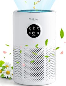 air purifiers for home pets large room up to 1360 sq ft, tailulu d10 hepa air purifier for bedroom with sleep mode, air filter cleaner for pet dander smoke odor dust pollen with timer fragrance sponge