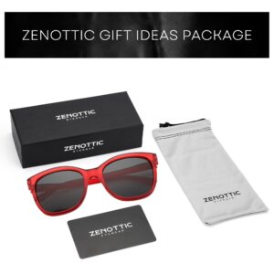 ZENOTTIC Polarized Sunglasses for Women UV400 Protection Retro Cute Fashion Cateye Sun Glasses