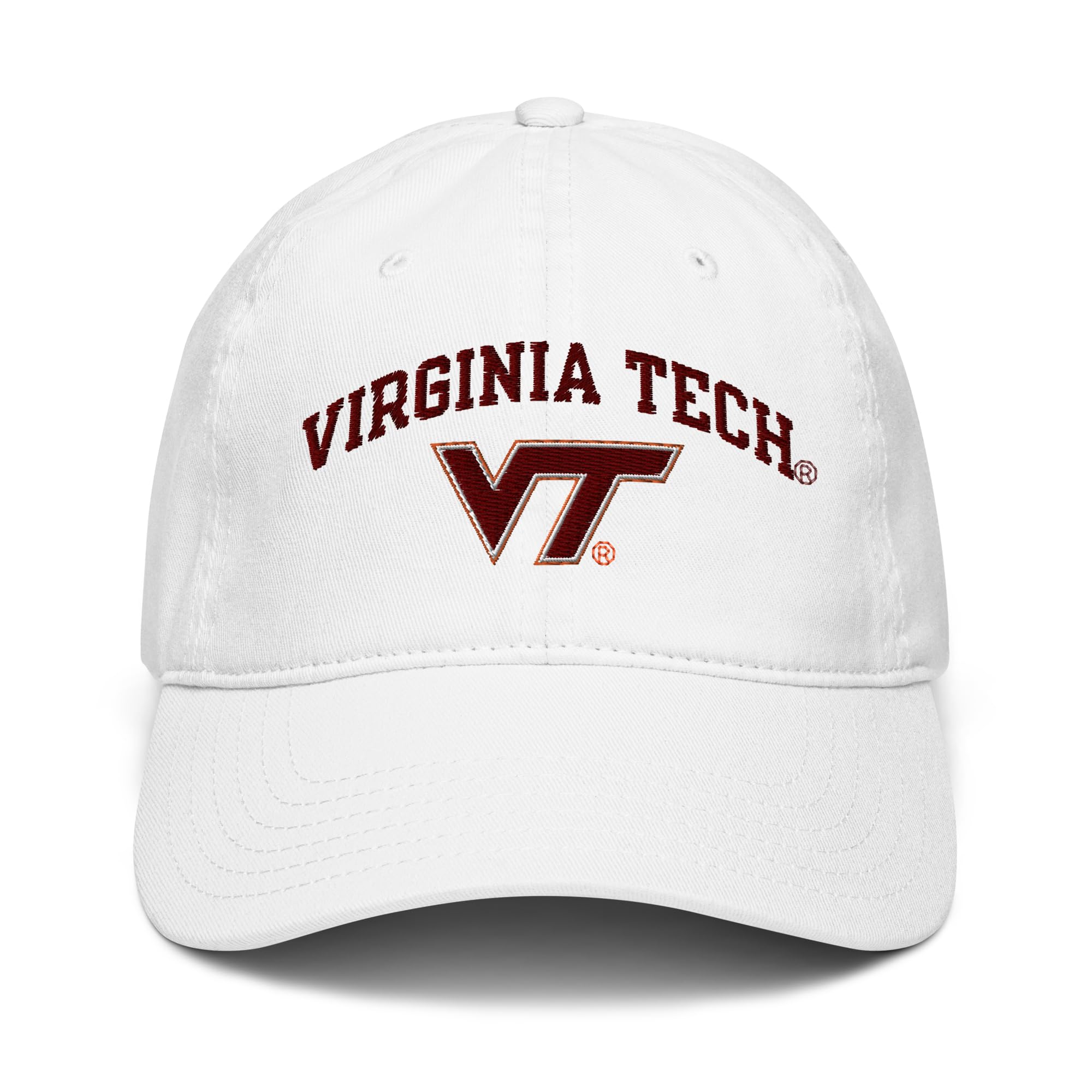 Virginia Tech Hokies Arched Officially Licensed Adjustable Baseball Hat