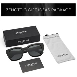 ZENOTTIC Retro Square Polarized Sunglasses for Women Vintage Sun Glasses UV400 Protection Trendy Shades Fashion Style