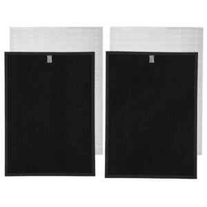 filter x 1712-0089-01, hepa filter replacement for winix xq, xq tower air purifier, h13 hepa filter set for winix xq 1712-0089-01, 2 high-efficiency true hepa filters & 2 activated carbon filters