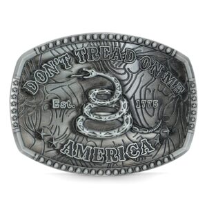 belt buckles men western cowboy - don't treat on me belt buckle western belt buckles for men snake belt buckle women mens belt buckle silver belt buckle, cowboy belt buckles for men patriotic hebillas