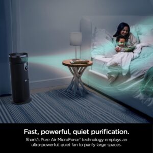 Shark 3-in-1 Max Air Purifier, Heater & Fan with NanoSeal HEPA, Cleansense IQ, Odor Lock, for 1000 Sq. Ft, Charcoal Grey