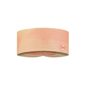 buff coolnet uv ellipse headband, upf 50 sun protection, breathable, cooling hair wrap, versatile, quick dry bandana, ahin apricot, adult size