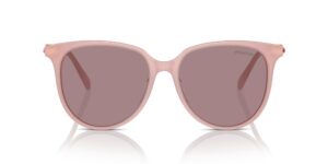 swarovski sk6023d sunglasses, milky pink/light purple brown, 56 mm