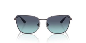 vogue eyewear vo4308s sunglasses, light violet/azure gradient dark blue, 56 mm