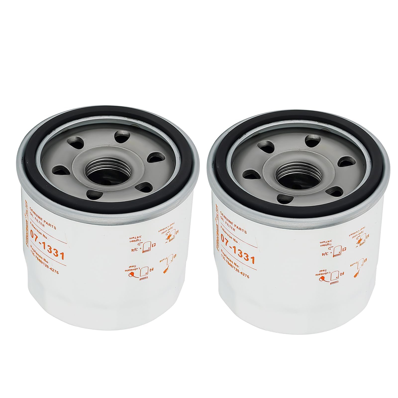 Hipa 136-7848 Oil Filter AM107423 for Toro V-Twin Engine Timecutter SS4200 SS4225 SS4250 SS5000 SS5425 Zero Turn Mower Parts 120-4276 Oil Change Kit 2Pack