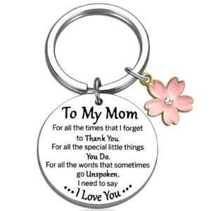 mothers day keychain gifts for mom from daughter mom gifts best mom birthday gift ideas christmas valentines day gift for mom stepmom great mother gifts to my mom keyring