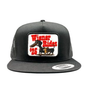 generic wiener rides 25 cents funny trucker hat black