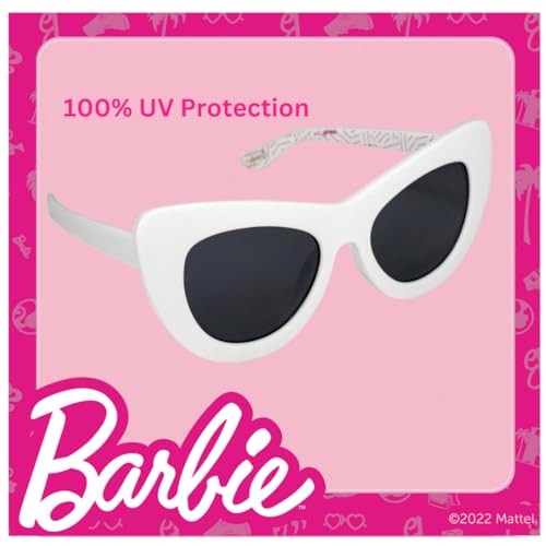 Sun-Staches Barbie Adult Sunglasses | Official Barbie Cat Eye Women's Shades | UV 400 | One Size Fits Most