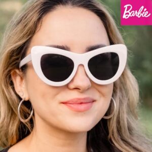 Sun-Staches Barbie Adult Sunglasses | Official Barbie Cat Eye Women's Shades | UV 400 | One Size Fits Most