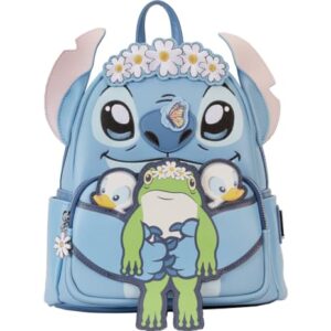 Loungefly Disney Stitch Springtime Daisy Cosplay Womens Double Strap Shoulder Bag Purse