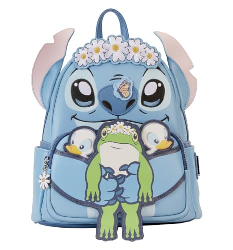 Loungefly Disney Stitch Springtime Daisy Cosplay Womens Double Strap Shoulder Bag Purse