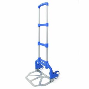 iffany cart folding dolly push truck hand trolley luggage aluminium bungee cord new (blue), iffany6547