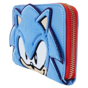 Loungefly Sonic The Hedgehog Classic Plush Zip Around Wallet