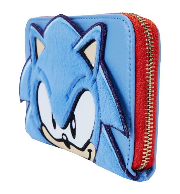 Loungefly Sonic The Hedgehog Classic Plush Zip Around Wallet