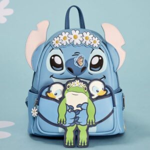 Loungefly Disney Stitch Springtime Daisy Cosplay Womens Double Strap Shoulder Bag Purse