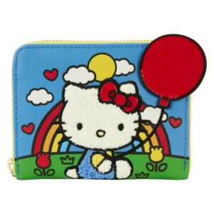 loungefly sanrio hello kitty 50th anniversary zip around wallet