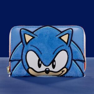 Loungefly Sonic The Hedgehog Classic Plush Zip Around Wallet