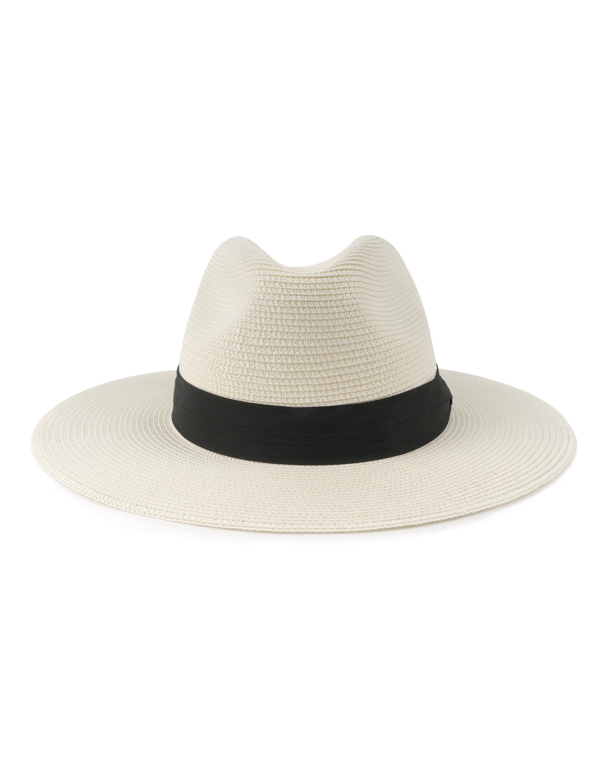 Zylioo Oversize XXL Straw Sun Hats,Wide Brim Panama Hat,Fedora Summer Beach Hat,UPF Straw Hat for Big Heads