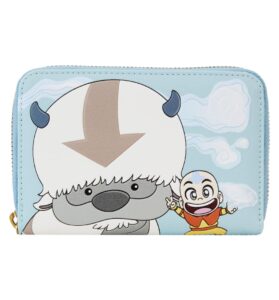 loungefly avatar the last airbender aang appa and momo zip around wallet