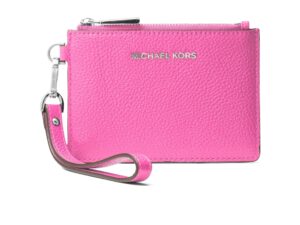 michael kors women's jet set small coin purse, cerise