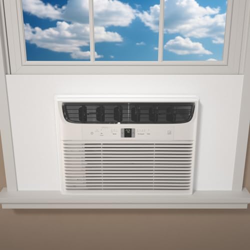 ZENGSHI LIFE MUSEUM Window Air Conditioner,Side Insulated Foam Panel, Summer/Winter Heat and Draft Insulating,One-Piece Full Surround Insulation Panels Window Seal 02 (White)