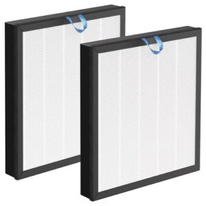 vital 100s replacement filter compatible with levoit vital 100s air purifier, 3-in-1 h13 grade true hepa and high-efficiency activated carbon filter for vital 100s-p, vital 100s-rf, white, 2 pack