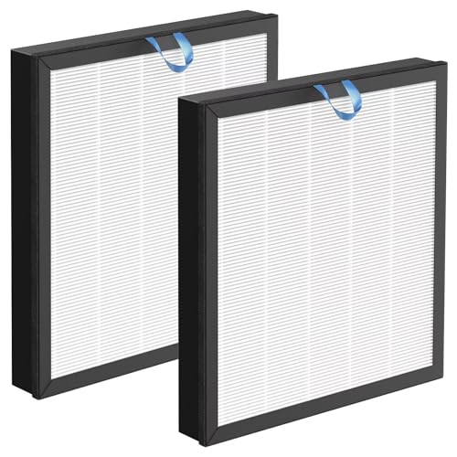 Vital 100S Replacement Filter Compatible with LEVOIT Vital 100S Air Purifier, 3-in-1 H13 Grade True HEPA and High-Efficiency Activated Carbon Filter for Vital 100S-P, Vital 100S-RF, White, 2 Pack