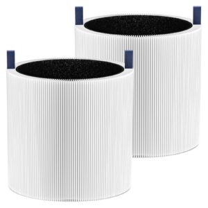 2 pack mini max replacement filter compatible with blueair blue pure mini max air purifiers, blue pure fmini filter true hepa & activated carbon air filter fits for blue pure mini max