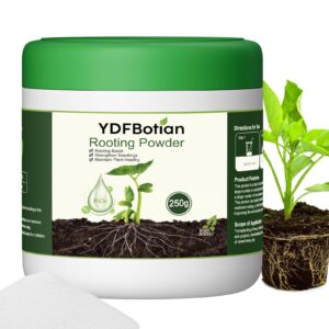 ydfbotian rooting powder, 8.8 oz, plant rooting hormone, rooting hormone for cuttings, suitable for violets, azaleas, rose, geraniums, coleus, orchids, vannamei and most indoor and outdoor plant