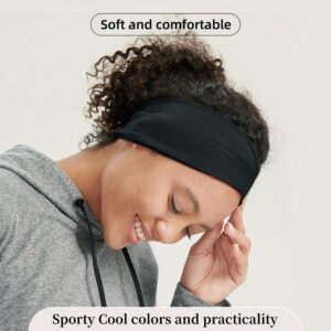 8-Pack Headbands for Women Wide Hair Band Non-Slip Head Bands for Sport Yoga, Running Fitness.