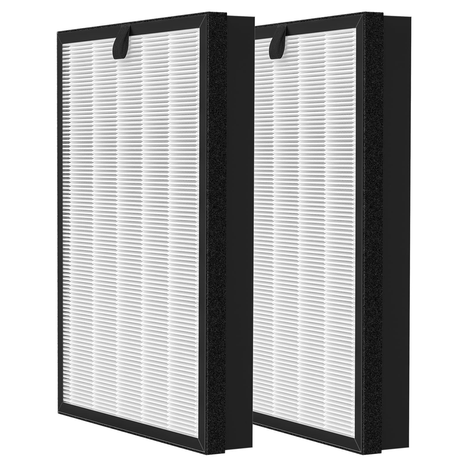 400 Air Purifier Replacement Filter HEPA Filter Compatible with 400 Air Purifier, 3-in-1 HEPA with Activated Carbon Filter Attach 99.97% of Pet Dander, Smoke, Pollen, 2 Pack