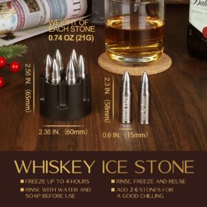 Fathers Day Dad Gifts - Gifts for Dad, Fathers Day Present Ideas - “Super Daddio” Dad Birthday Gift, Dad Gifts from Daughter, Son - Whiskey Stones Gifts for Dad Papa, Fathers Gifts