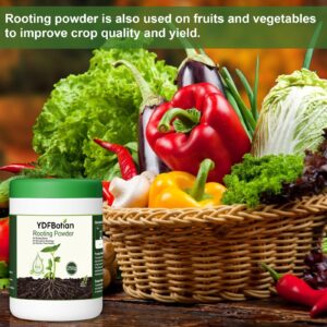 YDFBotian Rooting Powder, 8.8 oz, Plant Rooting Hormone, Rooting Hormone for Cuttings, Suitable for Violets, Azaleas, Rose, Geraniums, Coleus, Orchids, Vannamei and Most Indoor and Outdoor Plant