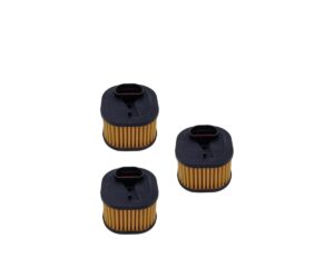 mowfill 3 pack 503818001 heavy duty air filter replace husqvarna 503818001 503818004 503818002 503818003/1 fits husqvarna 371 372 xp 372xp chainsaw square type