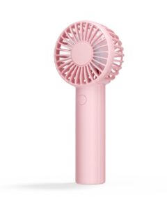 edvision mini handheld fan, powerful portable fan 3 speeds, usb rechargeable small hand fan, personal fan battery operated, cute design makeup eyelash fan for stylish girls women kids outdoor travel