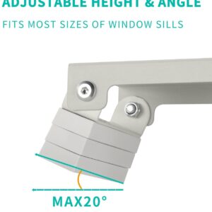 Air Conditioner Support Bracket,Heavy Duty Window AC Bracket,Support Up to 176lbs,Support 5,000 24,000 BTU Units