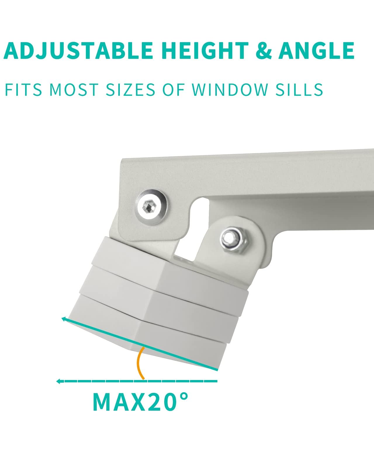 Air Conditioner Support Bracket,Heavy Duty Window AC Bracket,Support Up to 176lbs,Support 5,000 24,000 BTU Units