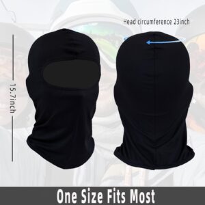 Ezovino 4 Pack Balaclava Ski Face Mask for Men Women,Cooling Neck Gaiter Full Head Mask Face Cover