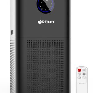 Dayette Air Purifier for Home Pets Dander in Bedroom, Covers Up to 4000 ft², 4-in-1 Filter with HEPA sleep mode, Remove Dust Smoke Pollutants Odor (AP403)