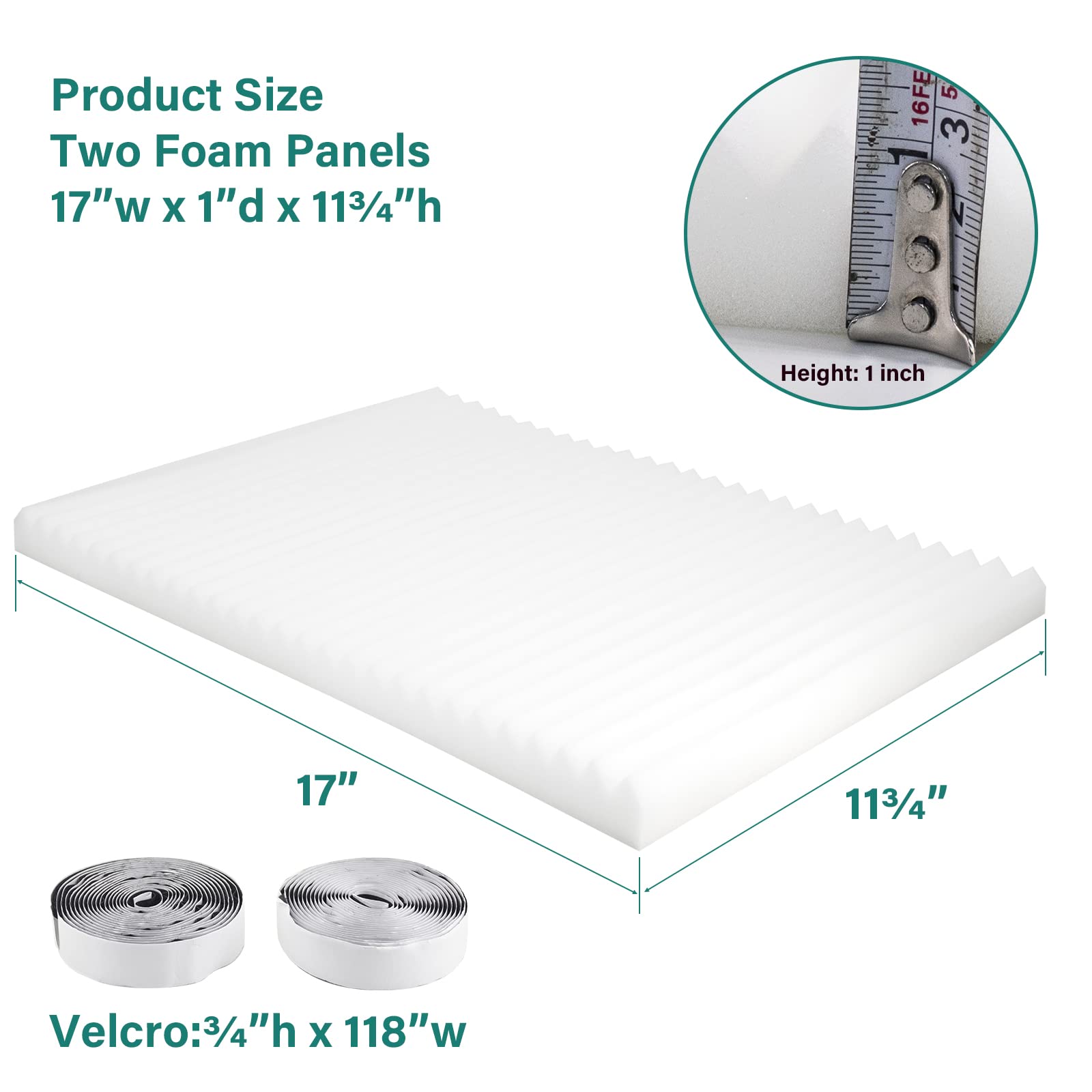 SZKXMJ Window Air Conditioner,Side Insulated Foam Panel, Summer/Winter Heat and Draft Insulating,Two-Piece Full Surround Insulation Panels Window Seal (White)